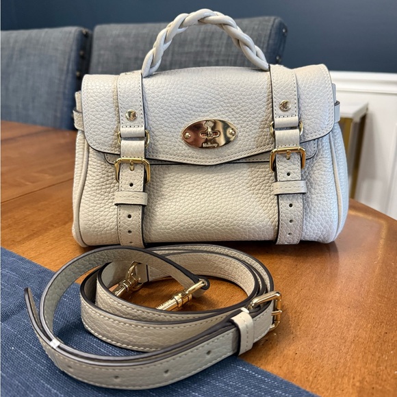 Mulberry | Bags | Mulberry Mini Alexa In Chalk | Poshmark